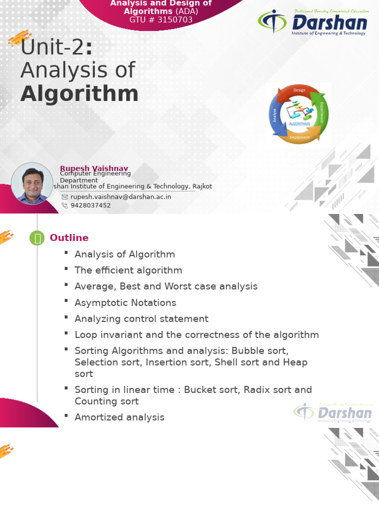 DAA Unit-2 | PDF | Time Complexity | Computational Complexity Theory