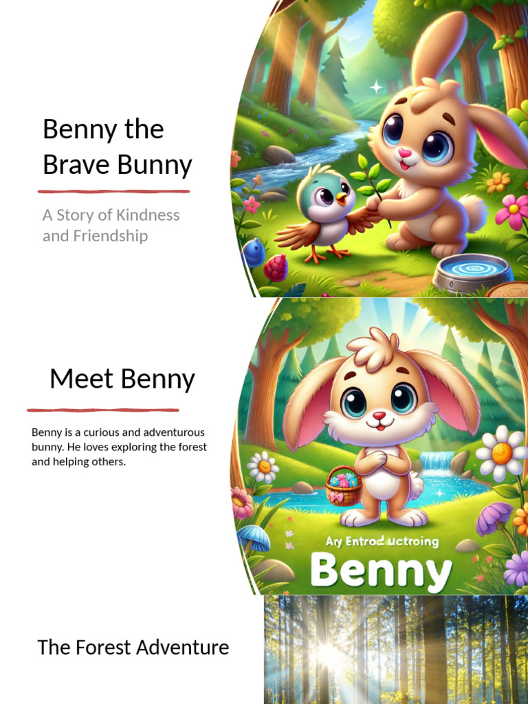 Benny The Brave Bunny Story | PDF