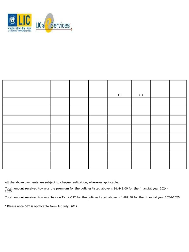 LIC DOC-003_LIC | PDF | Financial Services | Insurance