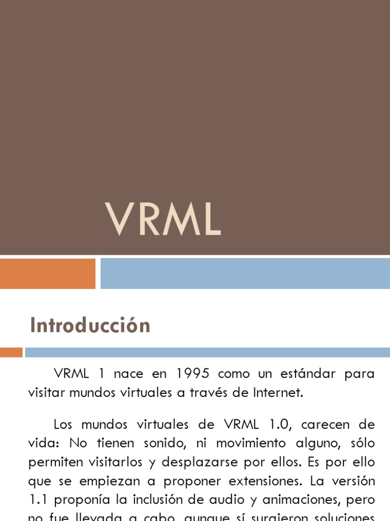 VRML 1 | PDF | Codificación de caracteres | Color