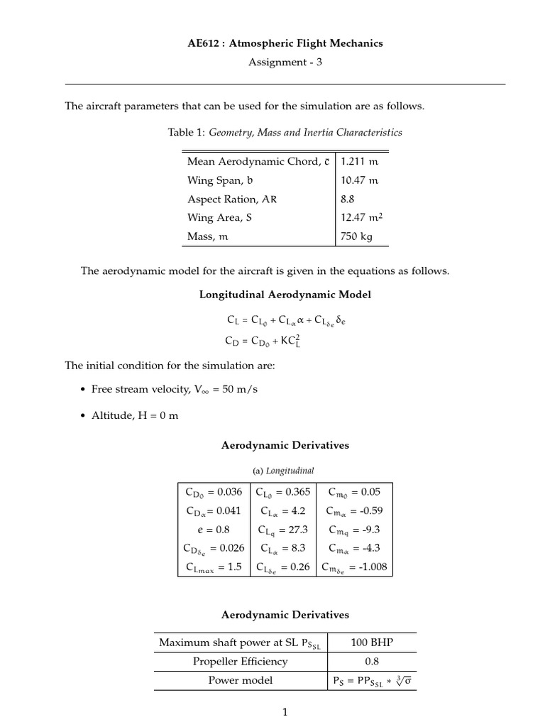 Assignment 3 | PDF | Aircraft | Aerospace