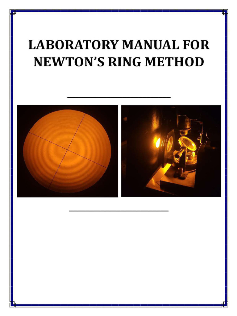 Newtons ring final Edition | PDF