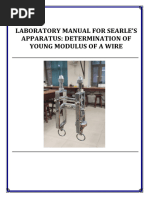 Searles Experiment To Determine The Young Modulus | PDF | Physics ...