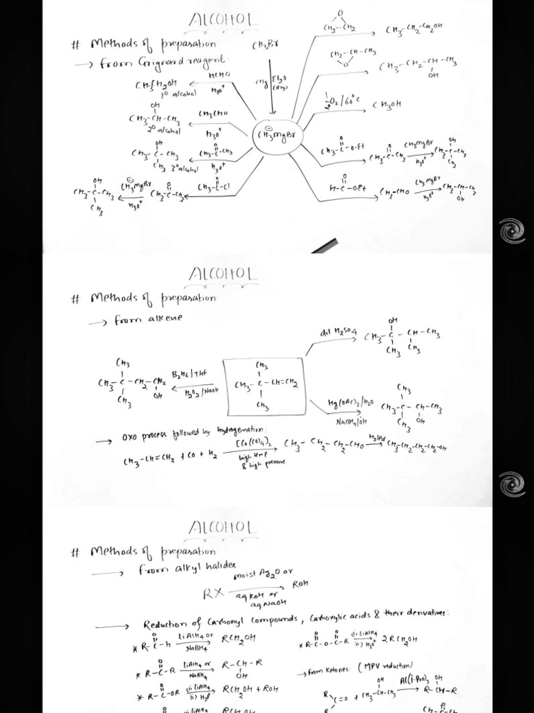 Alcohol, Phenol & Ether | PDF | Functional Group | Alcohol