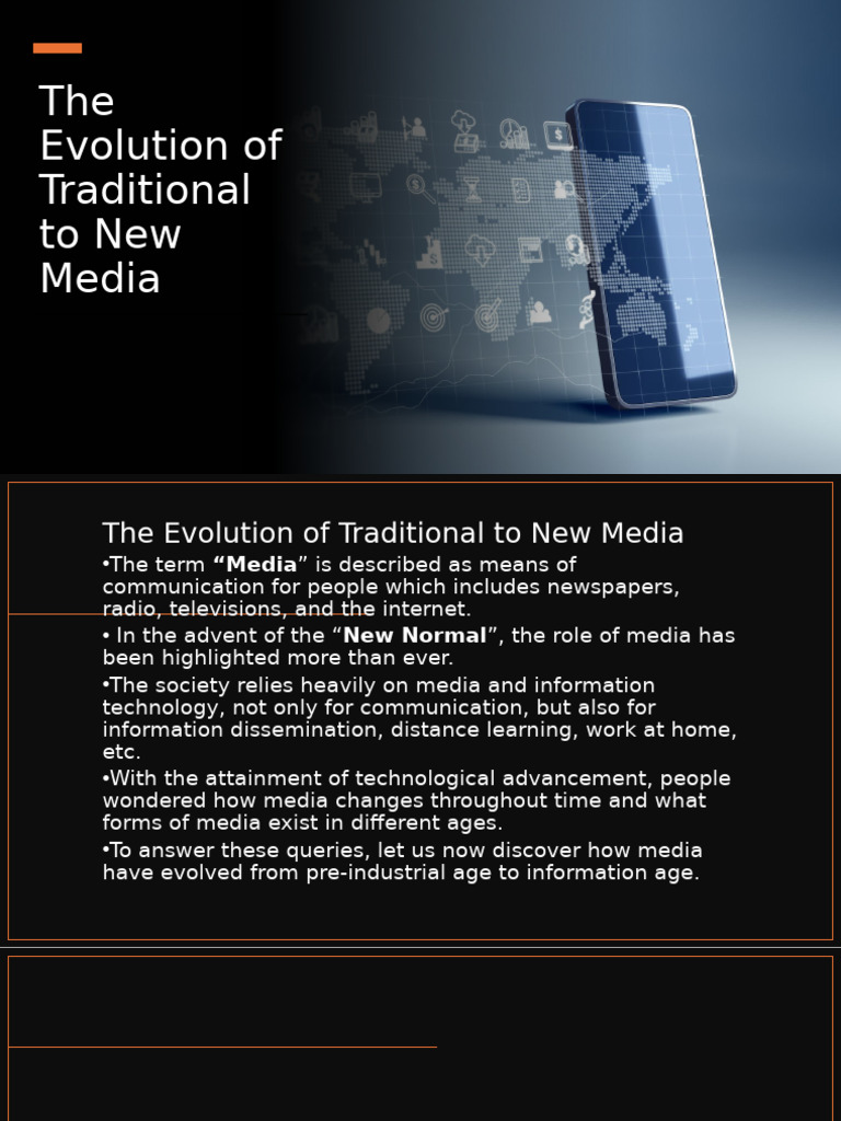 Traditional Media and New Media | PDF | Information Age | Social Media