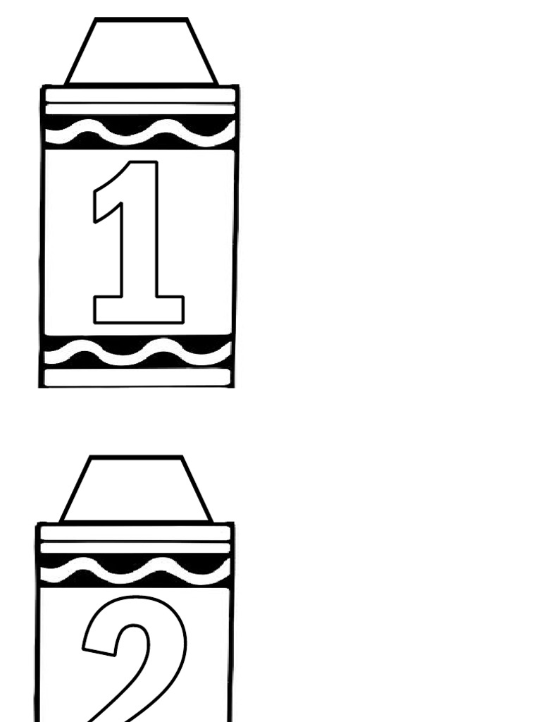 CRAYOLAS DE NUMEROS | PDF