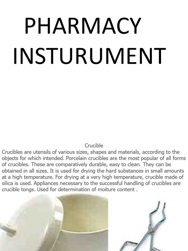 Pharmacy Instrument 2 - 250114 - 095018 | PDF | Water | Temperature