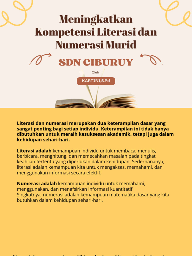 Literasi Dan Numerasi Murid | PDF