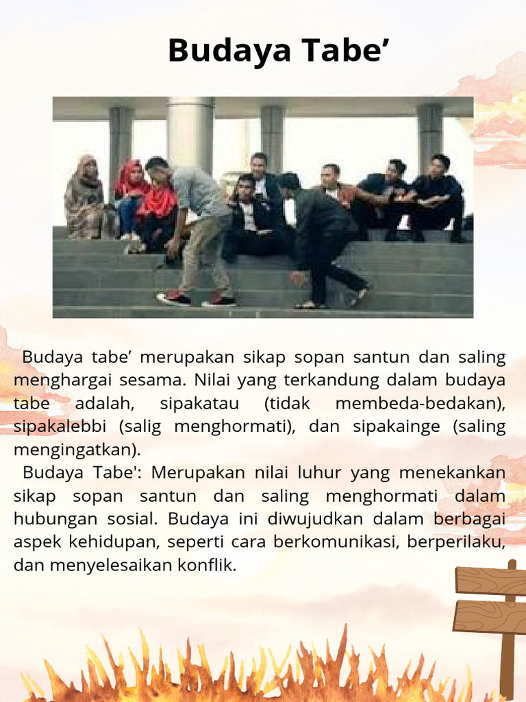 Cerita BUDAYA TABE' | PDF