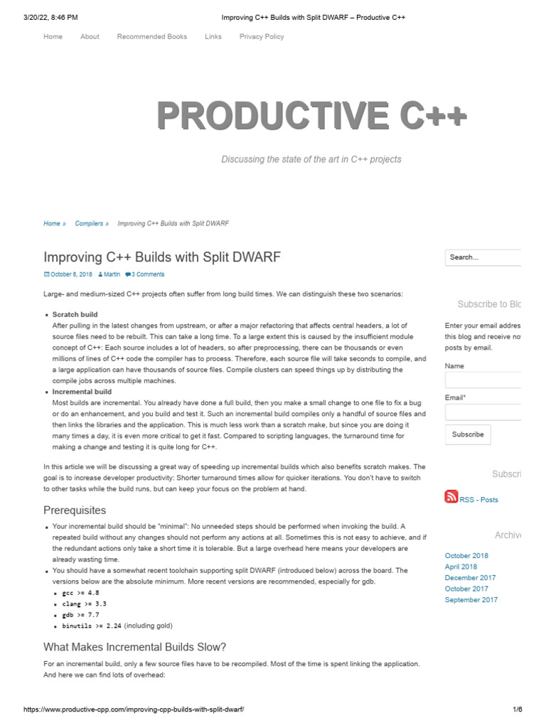 Split DWARF - Explanation | PDF | C++ | Source Code