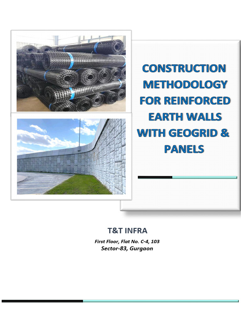 Construction Methodology of RE Wall - (Panel Fascia) 07-12-23 | PDF ...