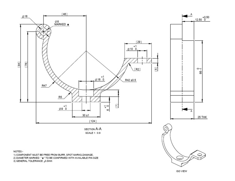 Motor Mounting Base-80w Bottom | PDF