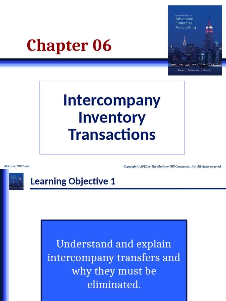 7 7 Intercompany Inventory Transactions | PDF | Cost Of Goods Sold ...
