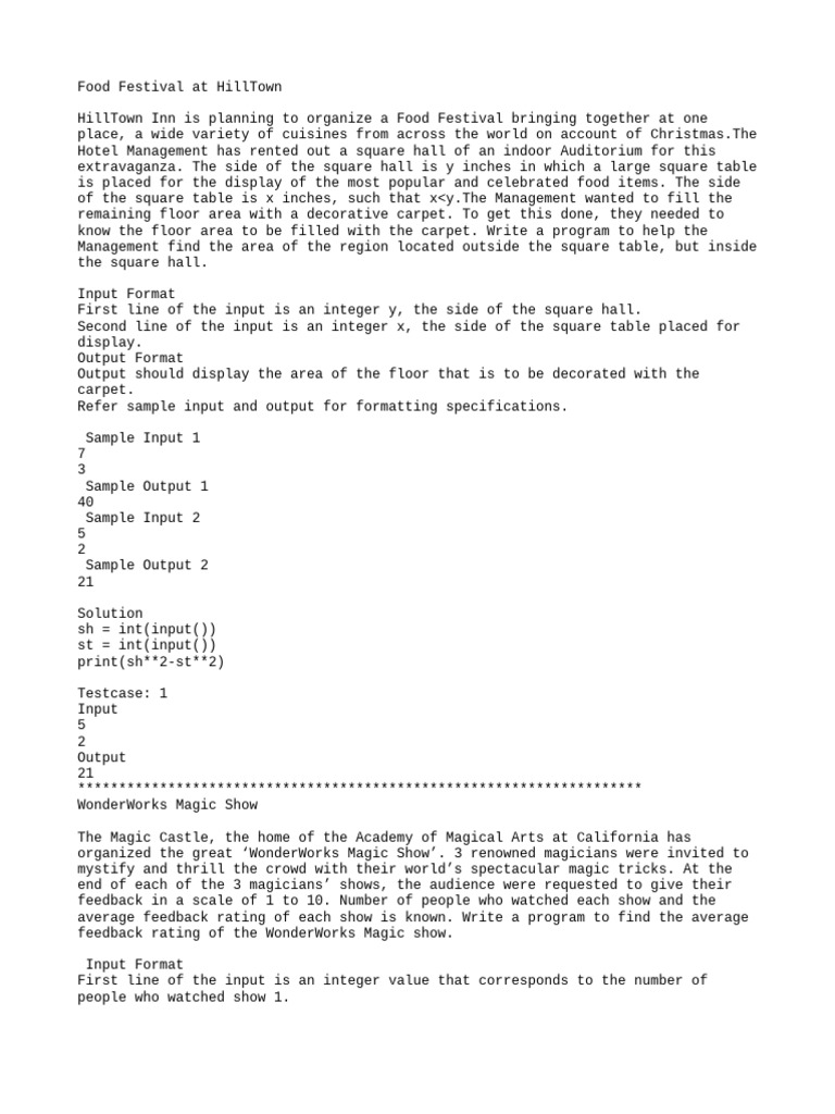 accenture-new-coding | PDF | Computer Programming accenture-new-coding | PDF | Computer Programming
