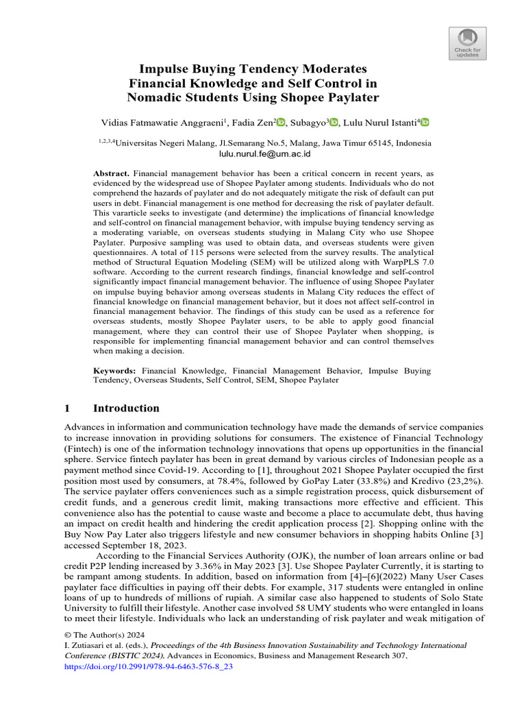 DATA IMPULSIVE BUYING | PDF | Self Control | Self-Management