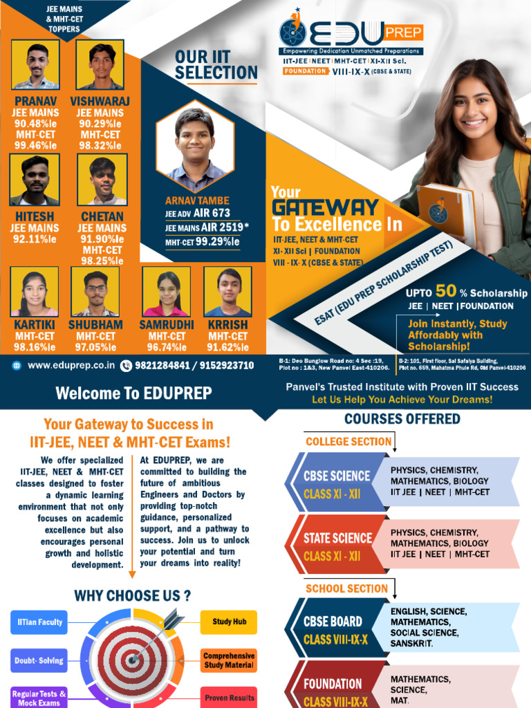 Edu Prep Best Jee Classes | PDF
