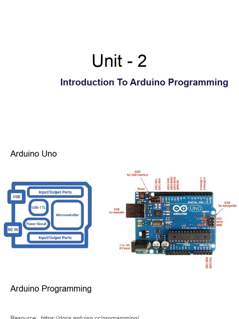 Unit Ii And Iii Pdf Ultrasound Arduino