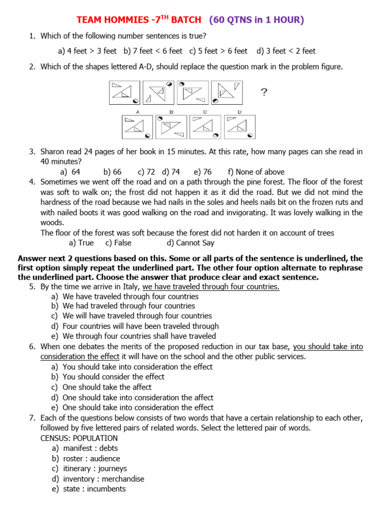 TEAM HOMMIES-7th Batch | PDF