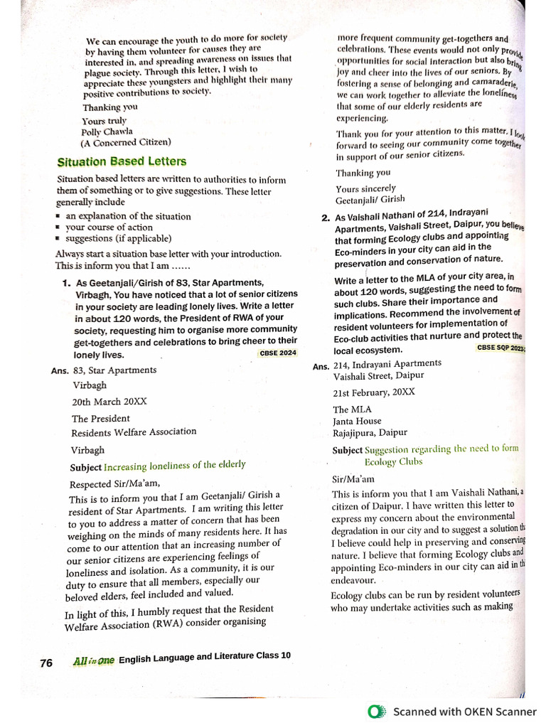 English Writing Skill format | PDF