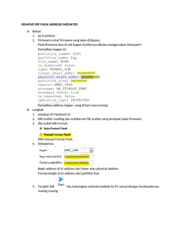 REMOVE FRP PADA ANDROID MEDIATEK | PDF
