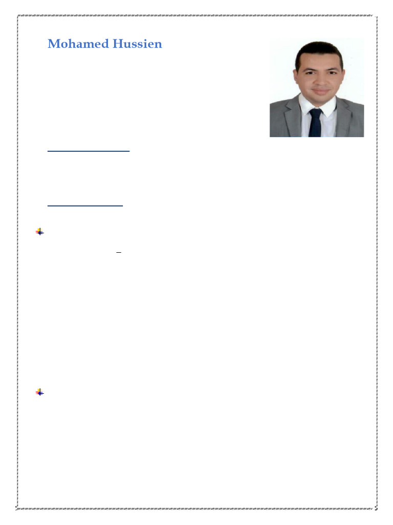 CV - MOHAMED | PDF