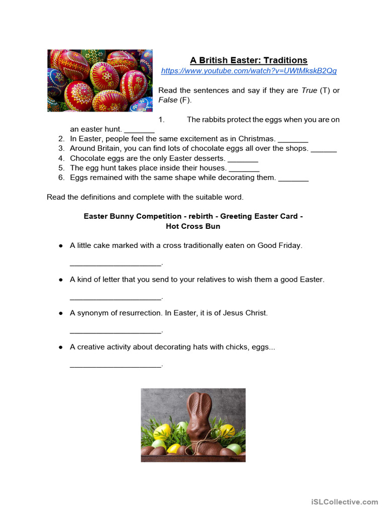 British Easter Traditions Explained | PDF
