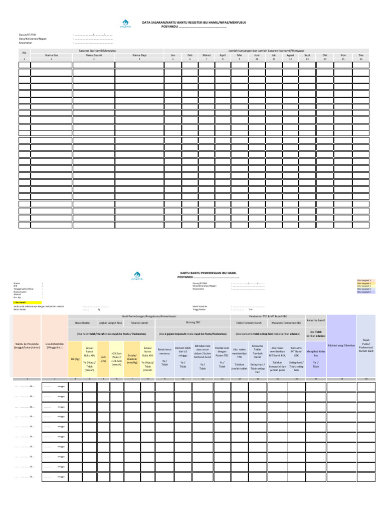 Kartu Bantu Posyandu ILP | PDF