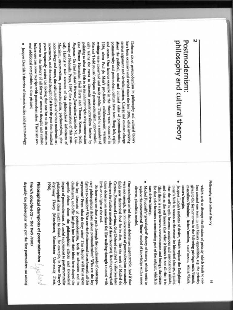 Beginning Postmodernism - Tim Woods | PDF