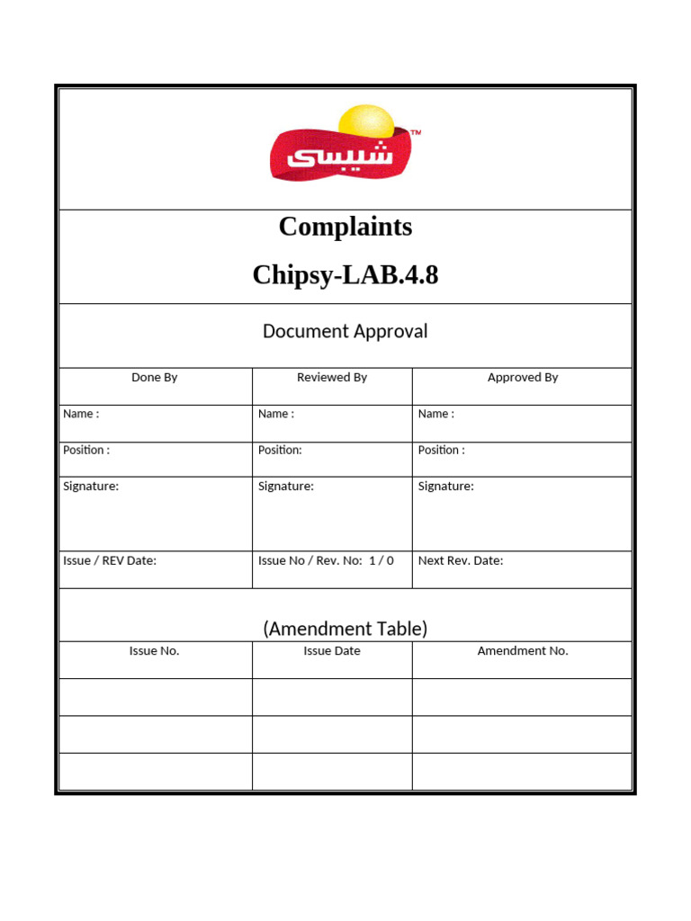 FDA Complaint Resolution Procedure | PDF | Laboratories | Business