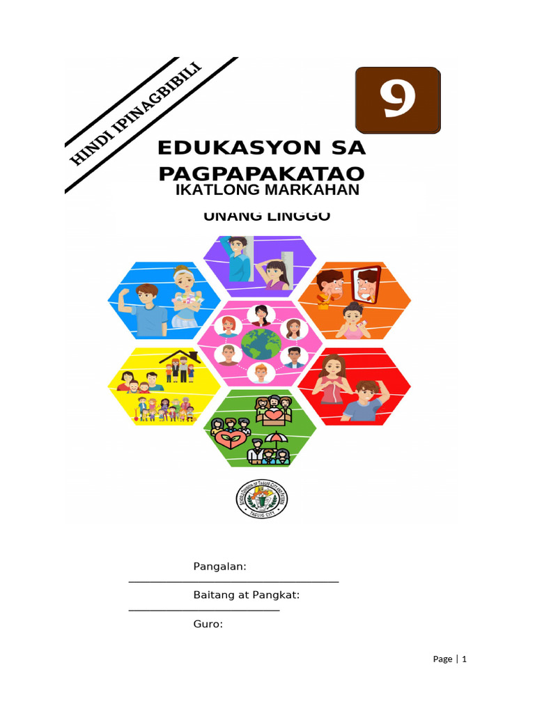 Hybrid - EsP9 Q3 Week No.1 | PDF