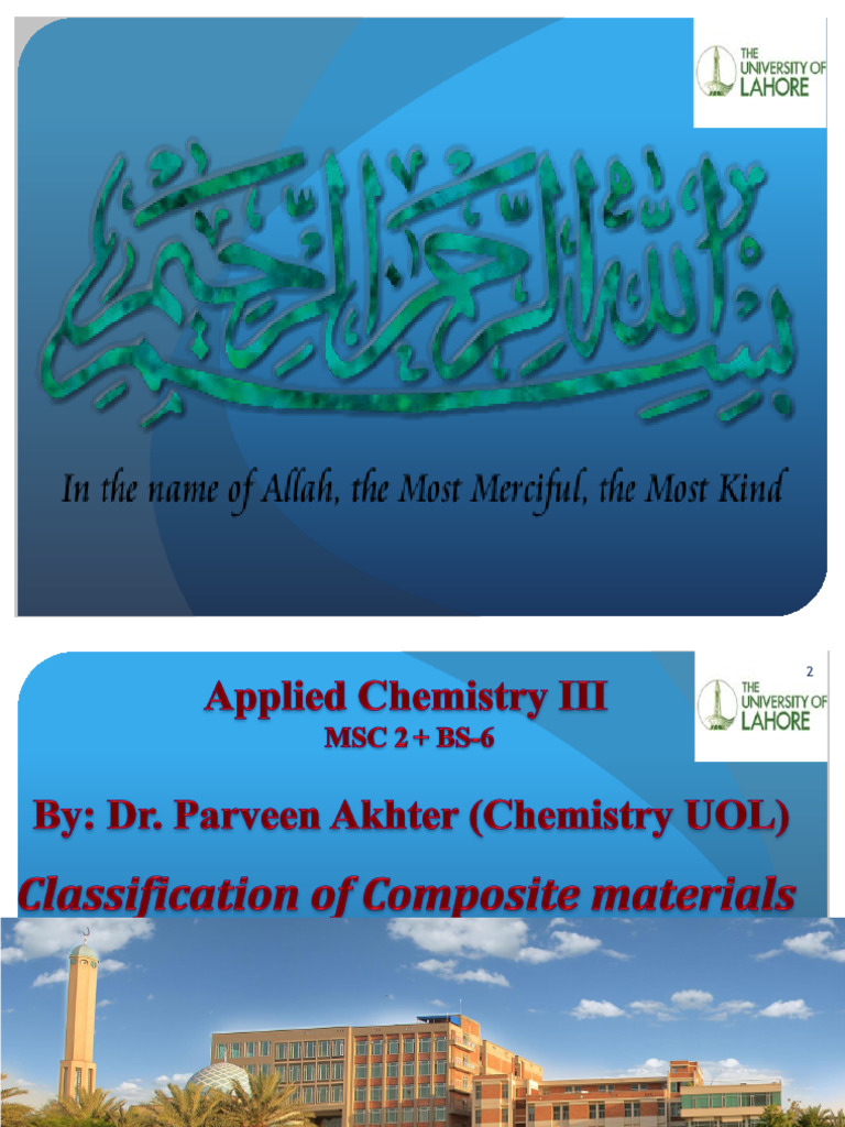 Classification of Ceramic Matrix Composites | PDF | Composite Material ...
