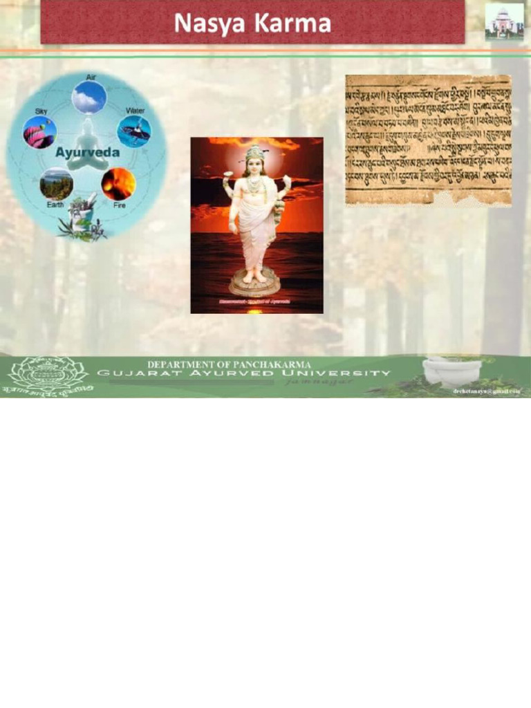 Nasya Karma | PDF