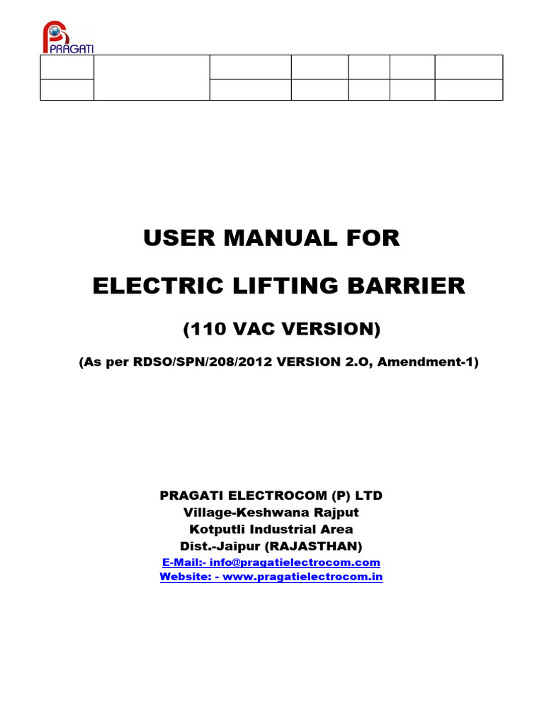 Finalel-110 VAC-ELB-UM | PDF | Clutch | Switch