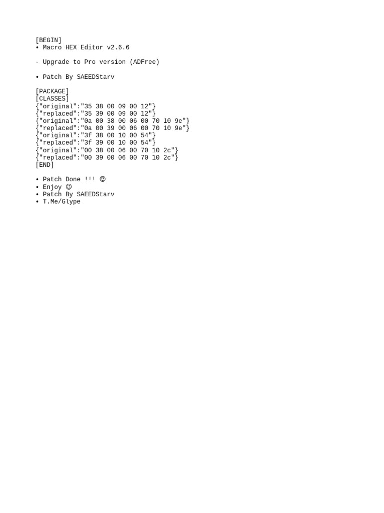 SAEEDStarv Com.myprog.hexedit | PDF