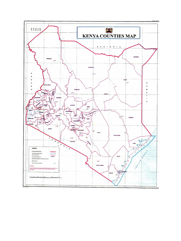 Map of Kenya | PDF