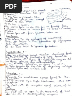Cell Handwritten Notes | PDF | Cell Biology | Anatomy