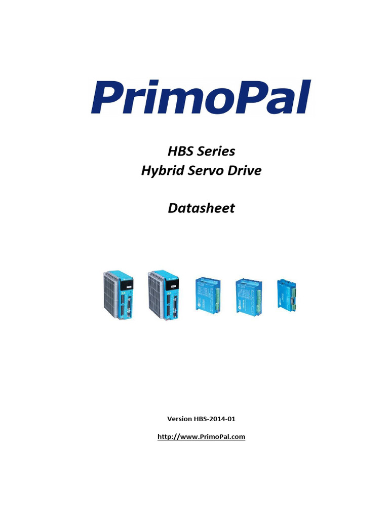 Leadshine HBS Series Hybrid Servo Drive Datasheet | PDF | Electric ...