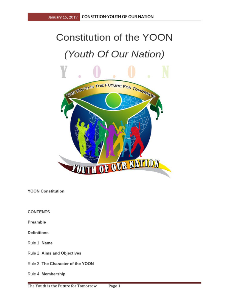 Constitution Yoon | PDF | Government | Justice