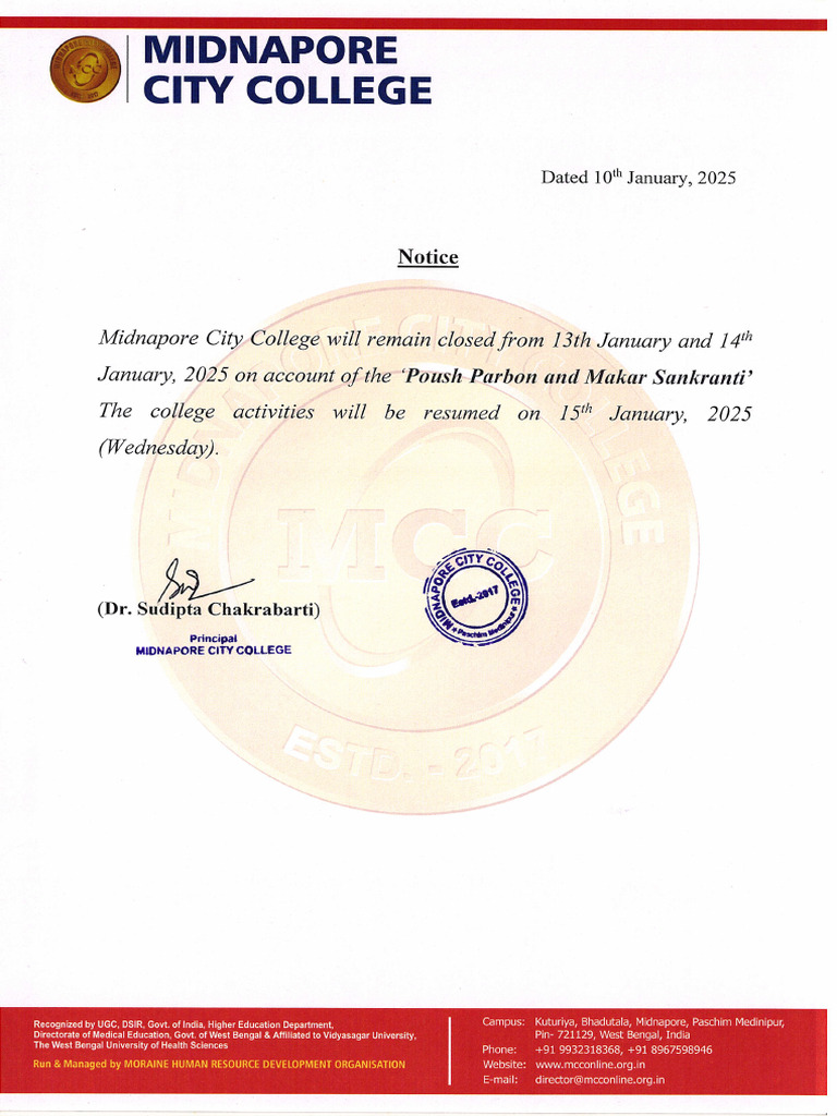 Poush Parbon and Makar Sankranti’ 2025 | PDF