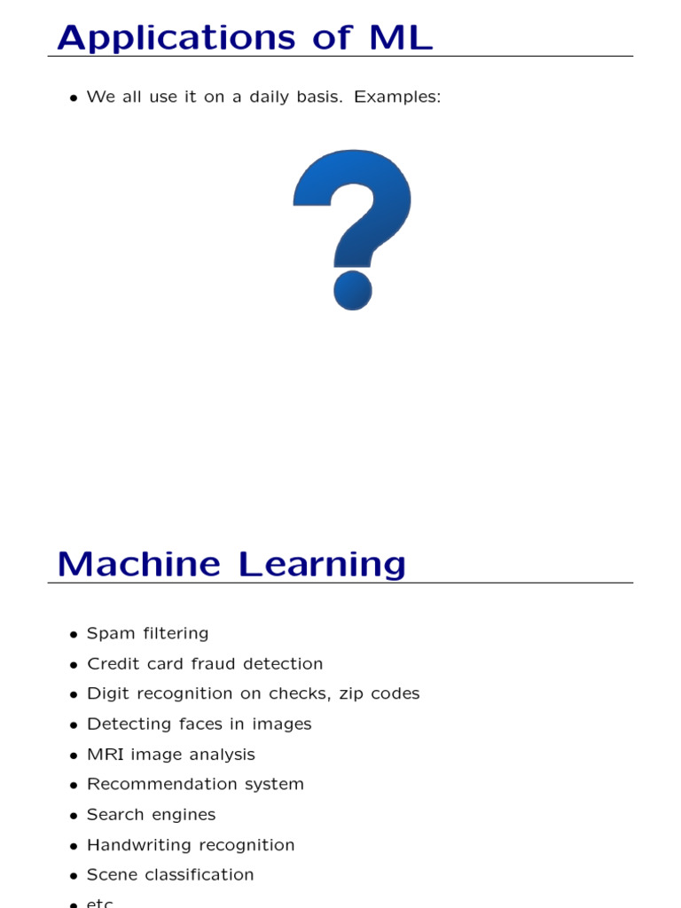 Machine Learning Concepts Part 2 | PDF | Machine Learning | Computing