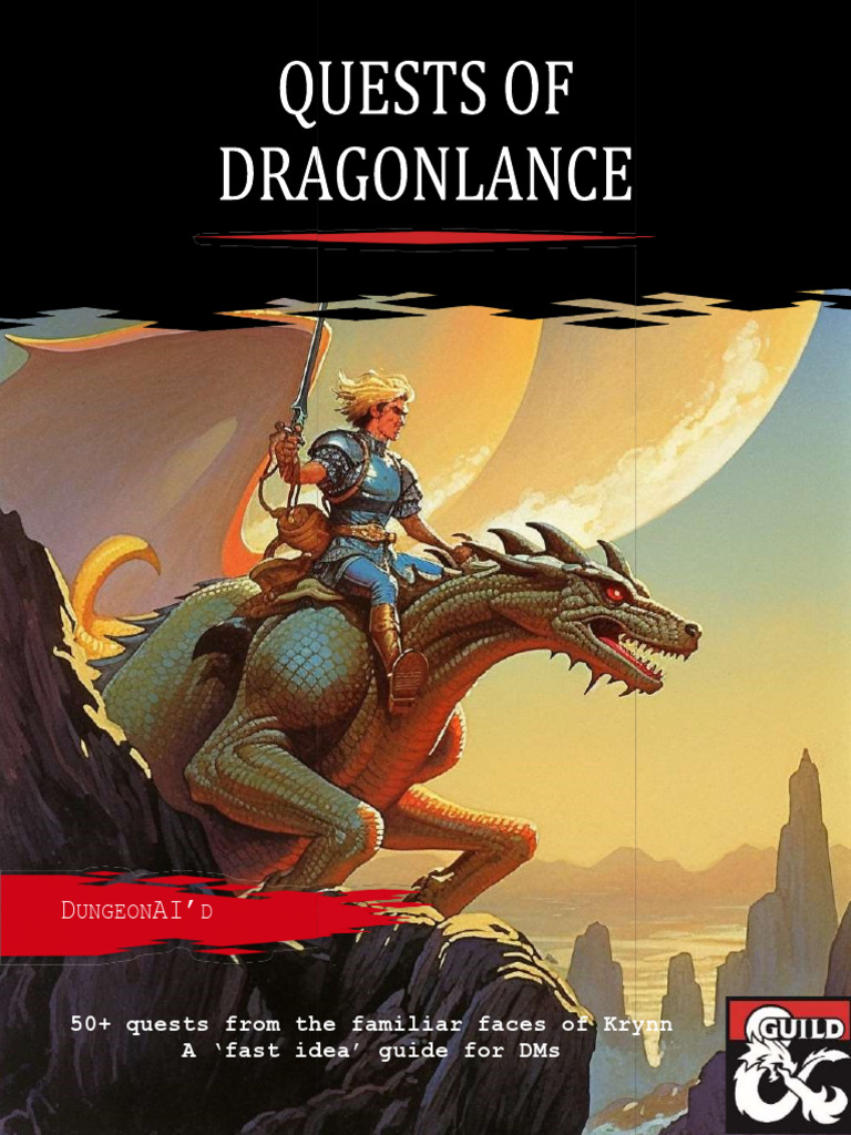 Dragonlance Quest | PDF | Magician (Fantasy) | Dragonlance