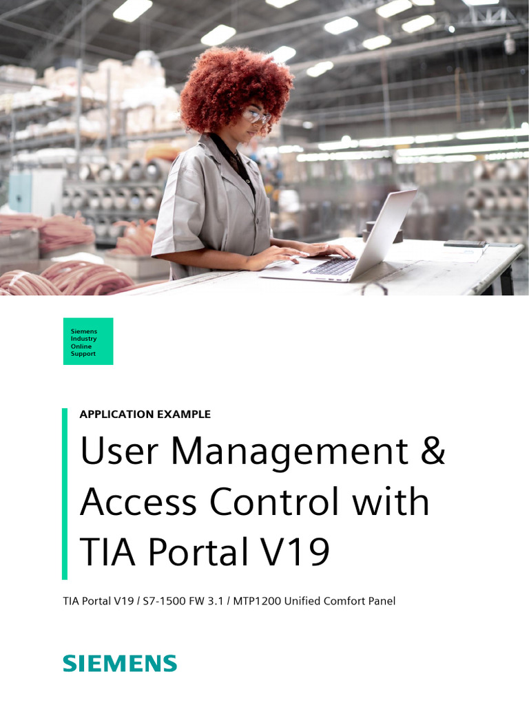 UMAC With TIA Portal V19 DOC V1 0 en | PDF | Access Control | Programmable Logic Controller