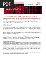 Workers Rights Act 2019 Guide Mauritius | PDF | Cost Of Living | Employment