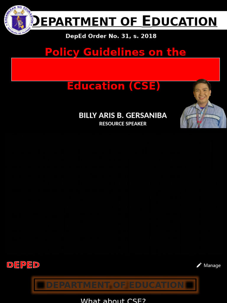 CSE Deped | PDF | Gender | Gender Studies