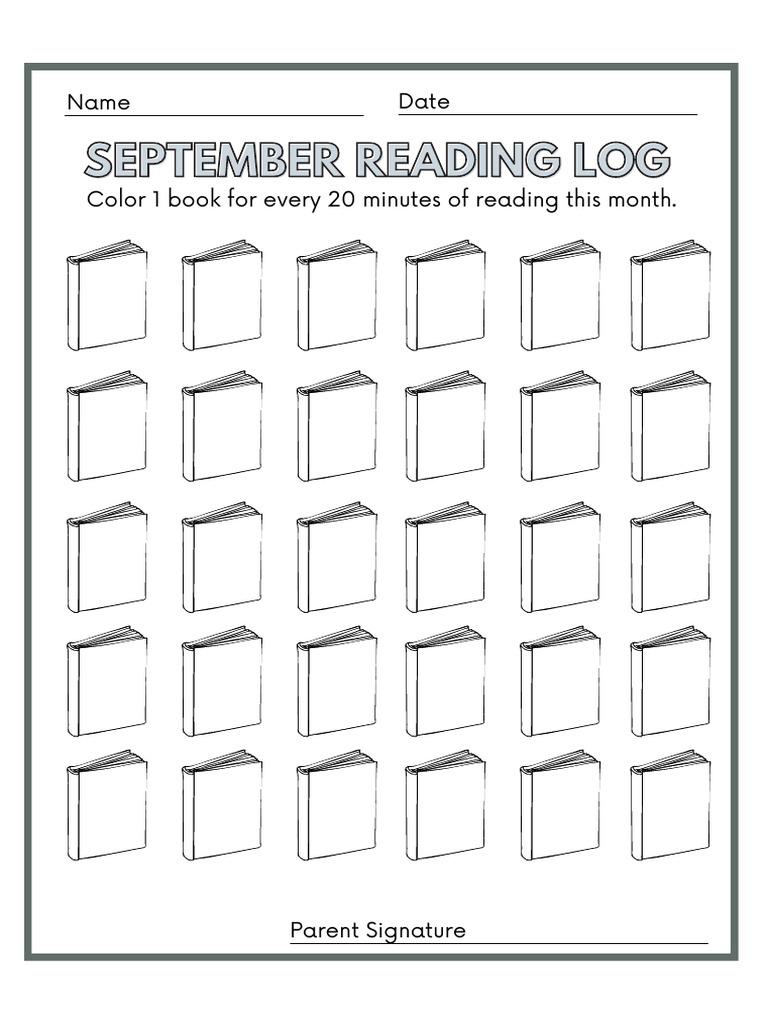 September Reading Logs | PDF