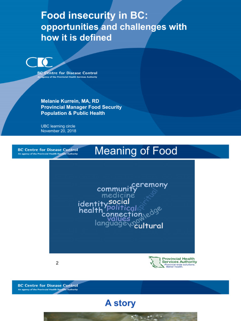 Indigenous Food Security in BC | PDF | Food Security