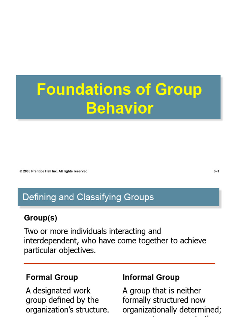 MuriumFatima 72 20894 8 Foundations of Group Behavior.ppt | PDF ...