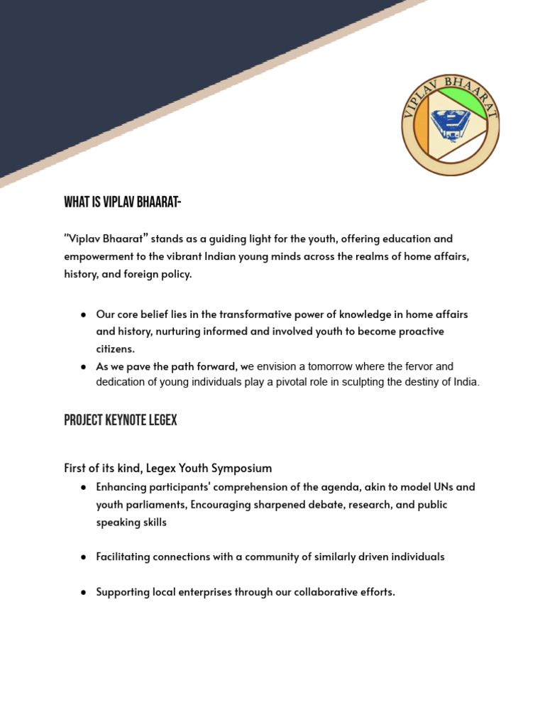 What Is Viplav Bhaarat | PDF