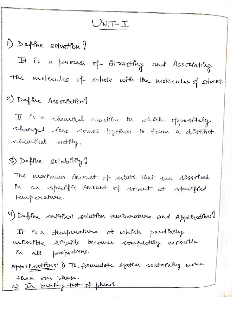 Pharmaceutics 2marks | PDF