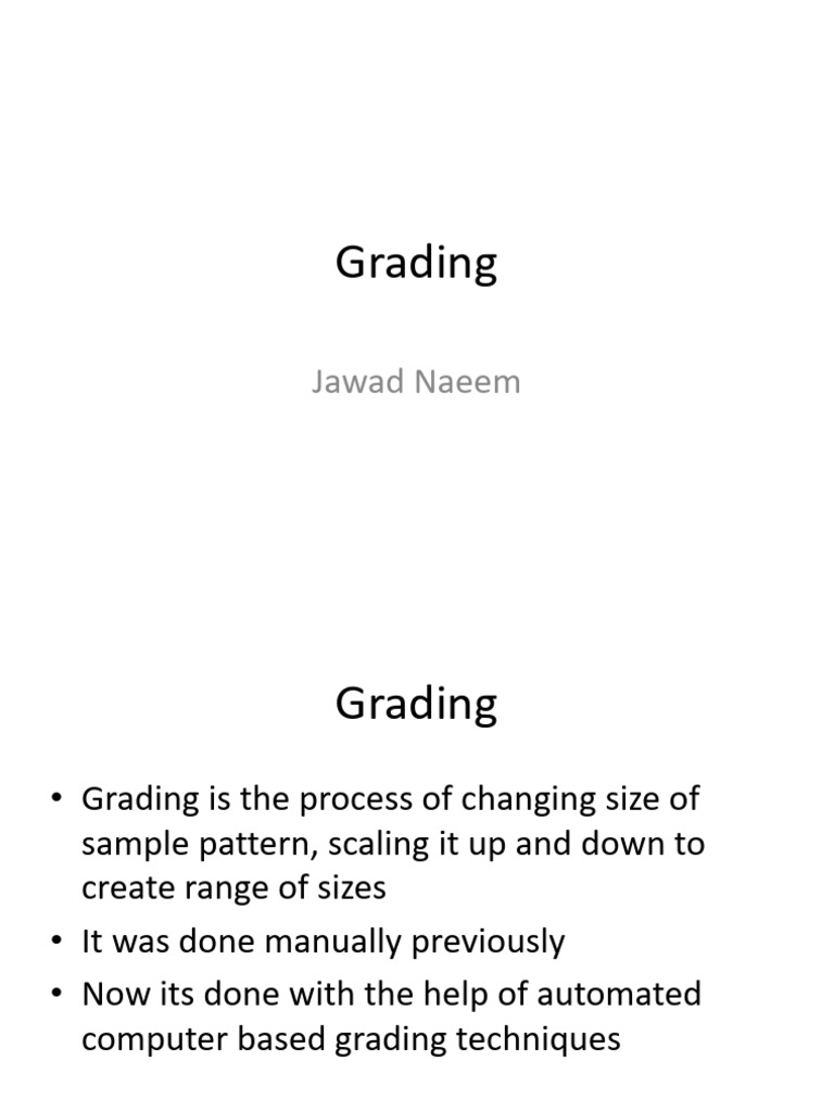 Understanding Grading in Pattern Design | PDF | Cartesian Coordinate ...